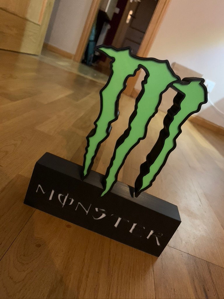 Monster Energy Led Lamp Amazing - Etsy