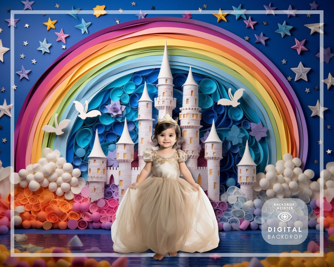Fairytale Castle Backdrop Digital Download Photoshop Overlays, Wedding ...