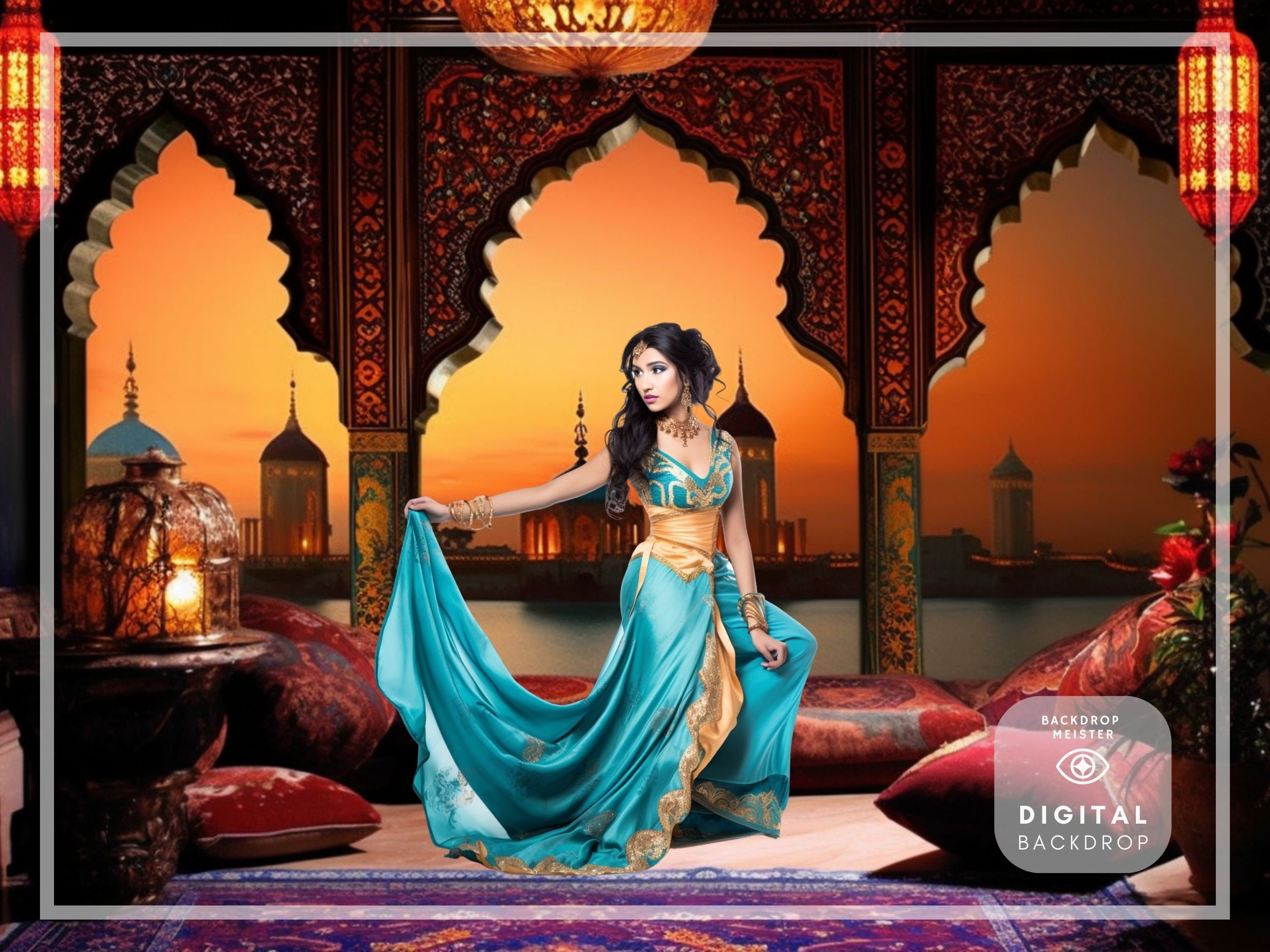 Arabian Nights Backdrop Digital Download Wedding & Maternity Backdrops ...