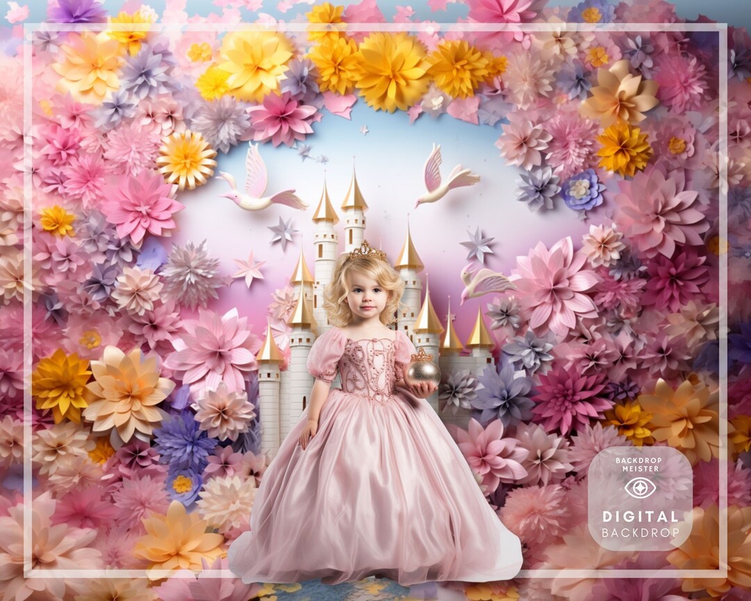 Fairytale Castle Backdrop Digital Download Photoshop Overlays, Wedding ...