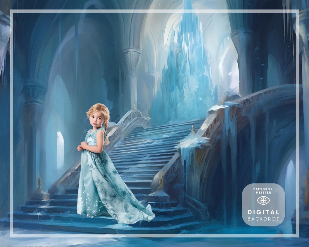 Frozen Castle Backdrop Digital Download Wedding & - Etsy