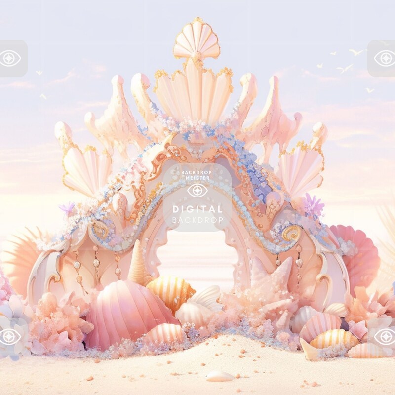 Mermaid Backdrop - Etsy