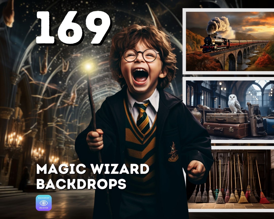 169 Magic Wizard Backdrops Digital Download Photoshop Overlays ...