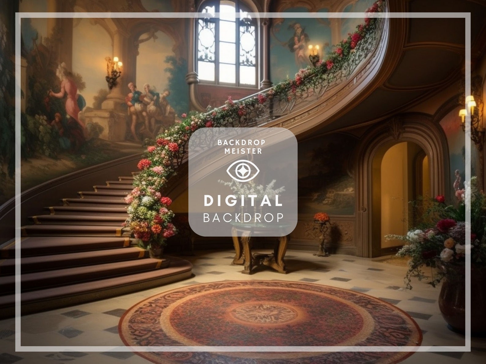 Fairytale Castle Backdrop Digital Download Photoshop - Etsy