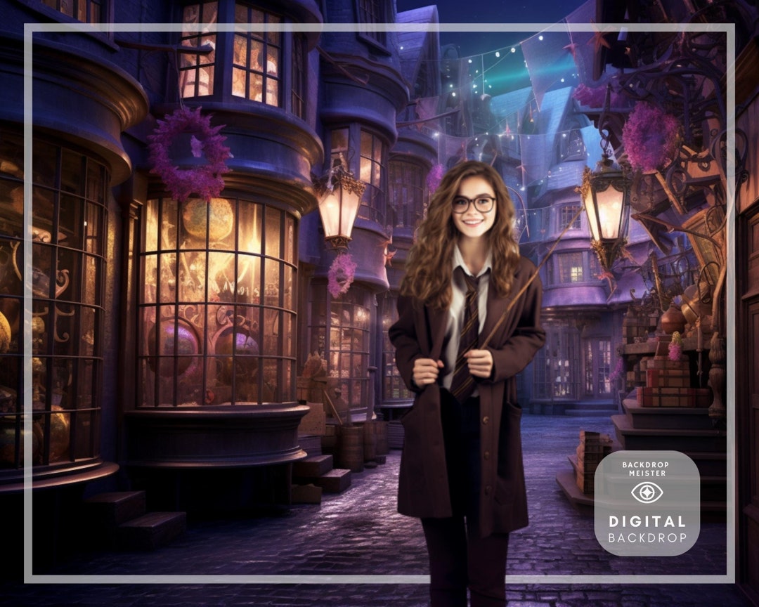 Magical Wizard Alley Digital Download Photoshop Overlays, Wedding ...