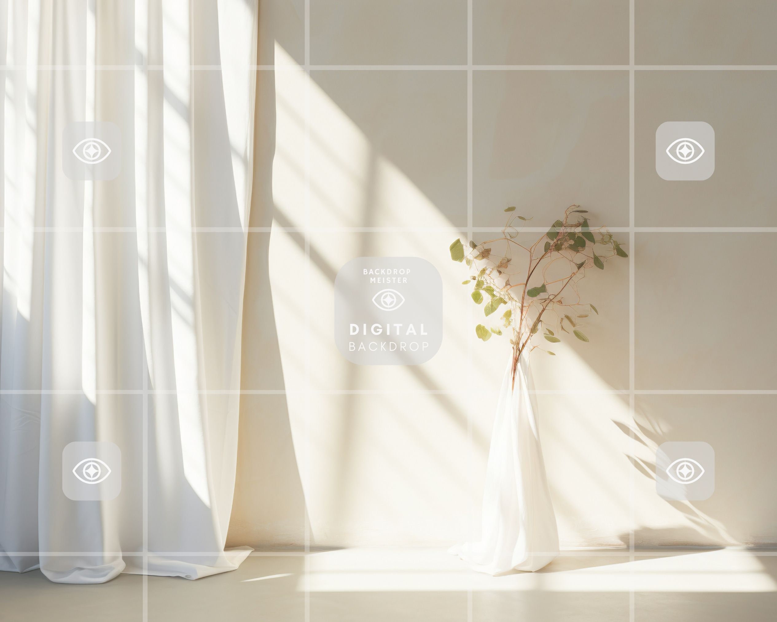 White Curtain Backdrop Digital Download Photoshop - Etsy