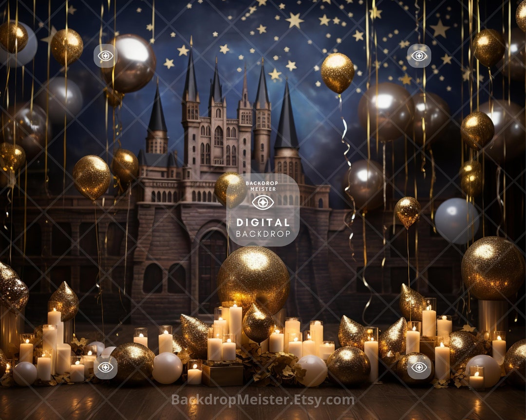 Wizard Backdrop Digital Download Backgrounds for - Etsy