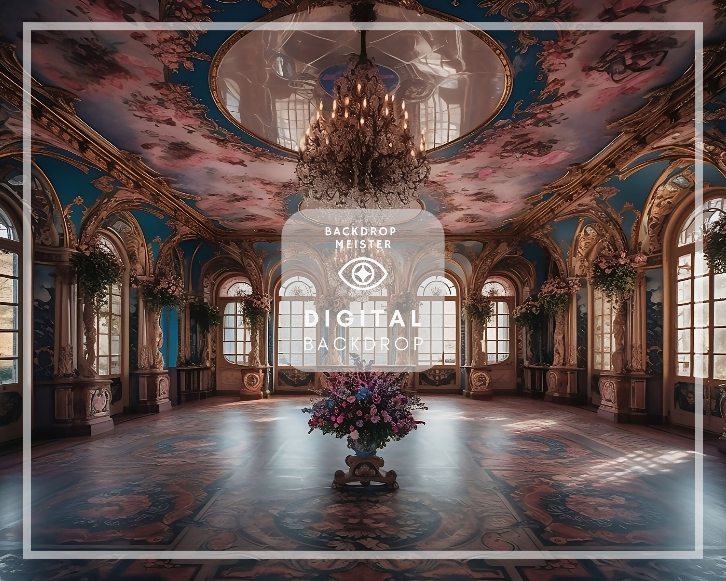 Castle Ballroom Backdrop Digital Download Photoshop - Etsy