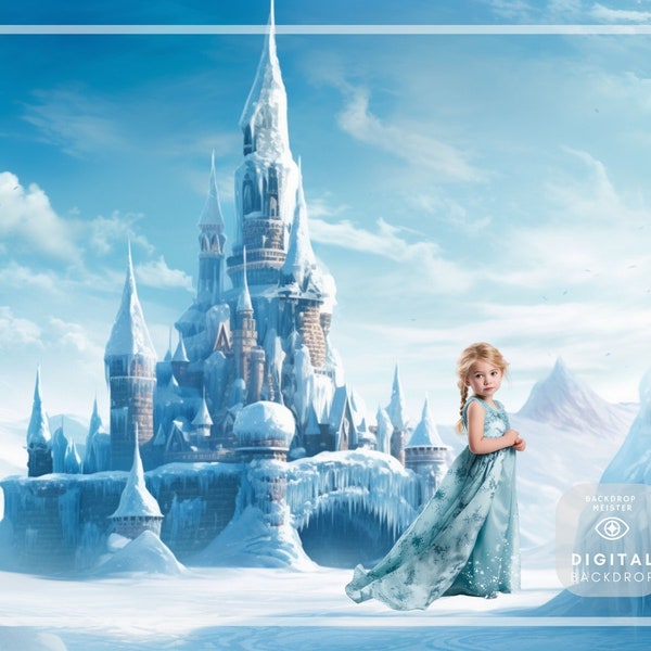 Frozen Backdrop - Etsy