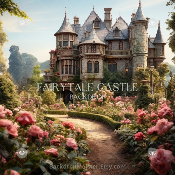 Castle Backdrop - Etsy