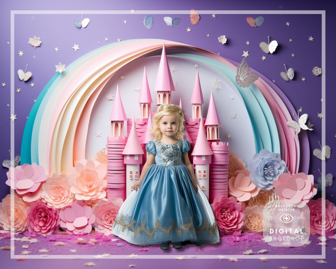Fairytale Castle Backdrop Digital Download Backgrounds for Photography ...