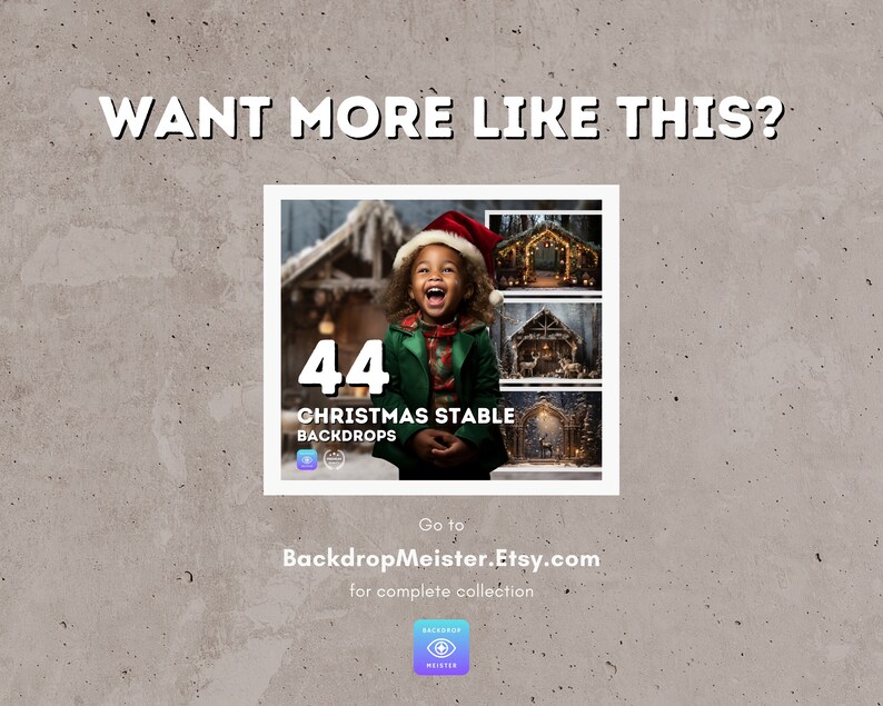 Christmas Stable Backdrop Digital Download Nativity Scene - Etsy