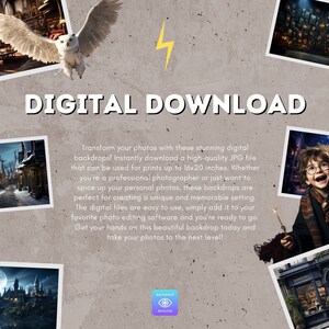 284 Magic Wizard Backdrops Digital Download Photoshop Overlays ...