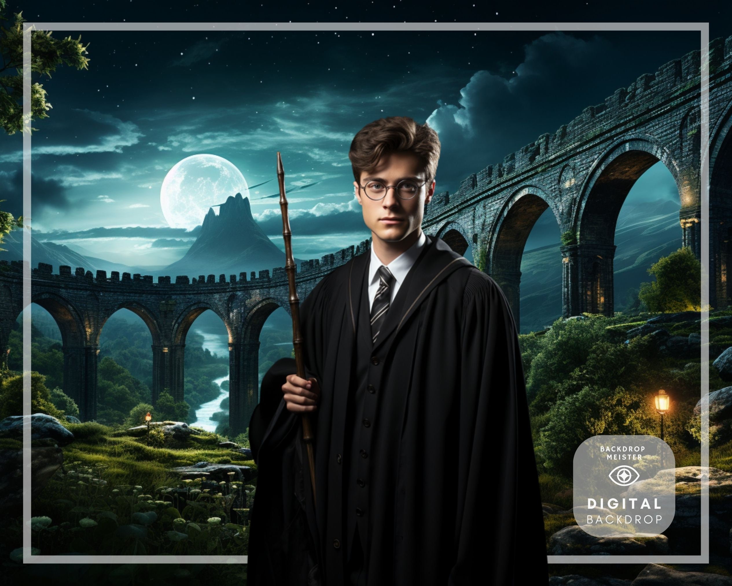 Magic Wizard Bridge Digital Download Photoshop Overlays - Etsy