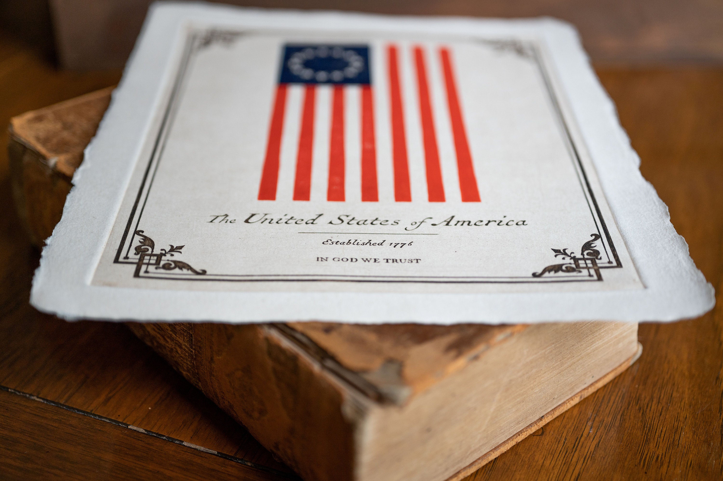 American Betsy Ross Flag Print - Etsy