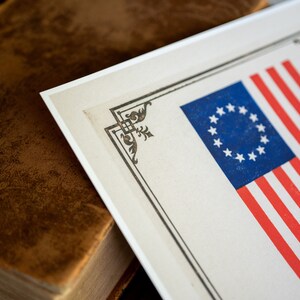 American Betsy Ross Flag Print - Etsy