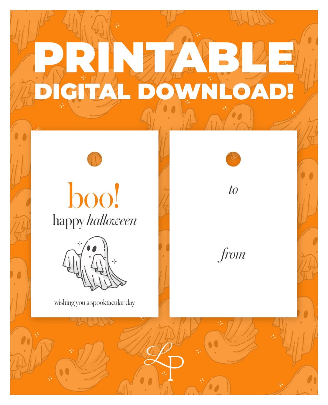 Printable Halloween Gift Tags: BOO! Happy Halloween, Spooktacular ...