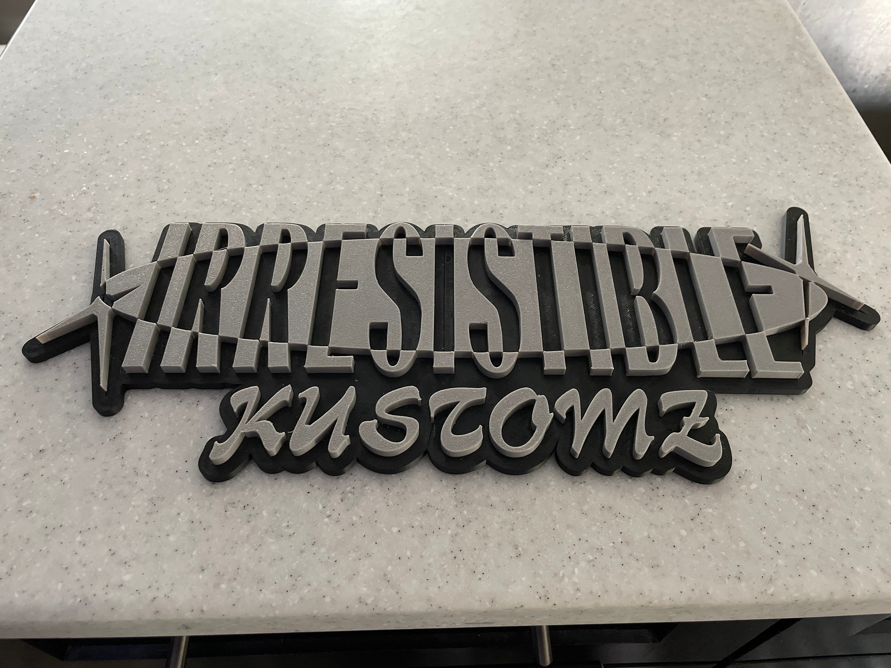 Custom 3D Printed Signs Logos Text Lettering. All Made to - Etsy
