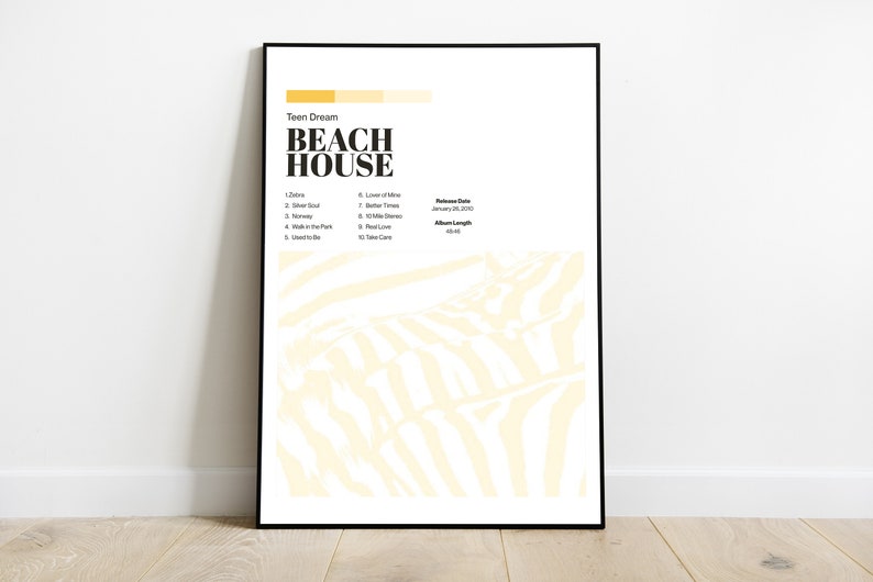 Team Dream Album Art | Beach House - Etsy
