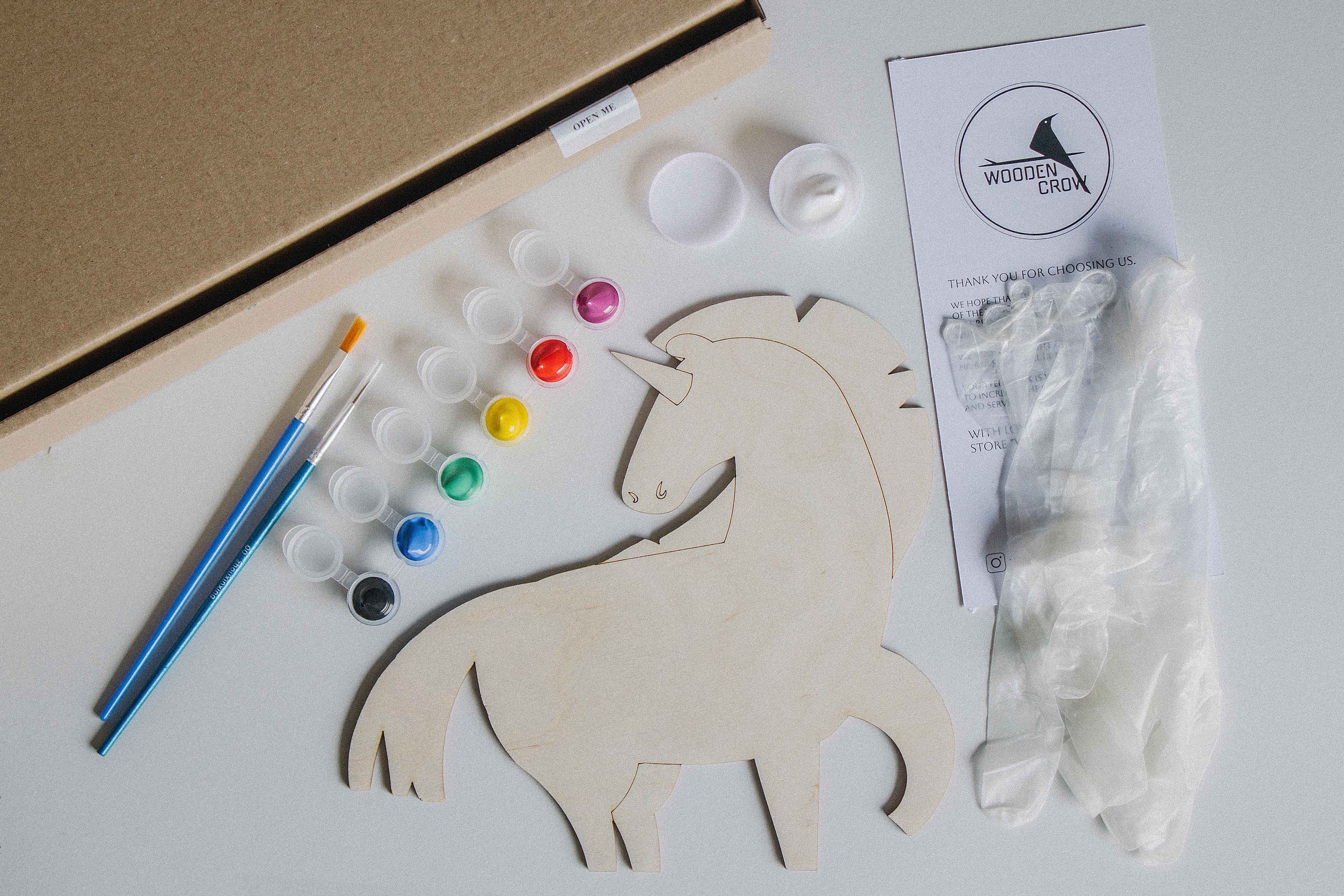 Unicorn Boy Coloring Kit. Unicorn Gift Idea. Diy Painting Set - Etsy