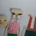 DIY Wooden People for Drawing. Craft Kit for Kids. Paints and Brushes ...