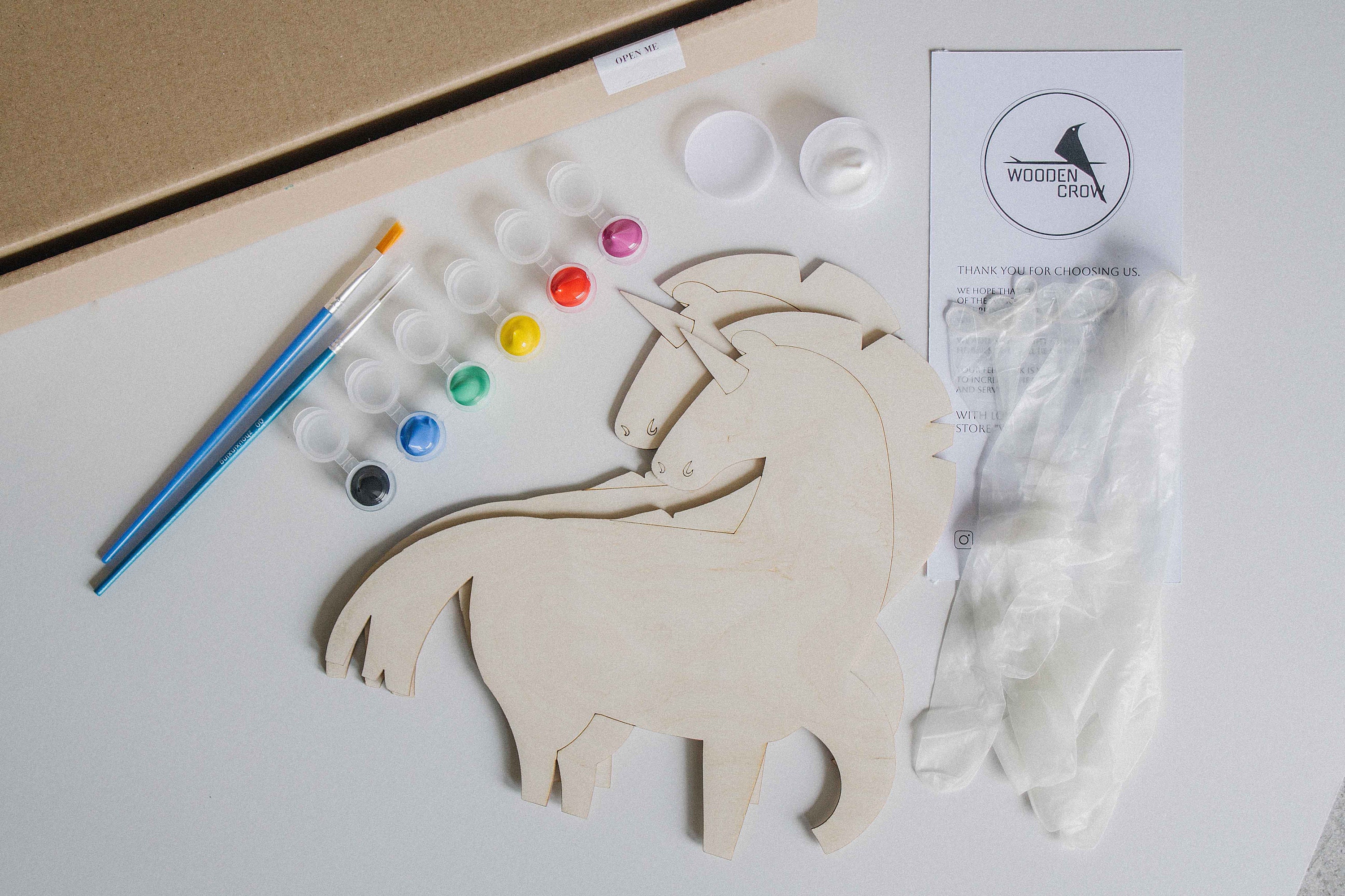 Unicorn Boy Coloring Kit. Unicorn Gift Idea. Diy Painting Set - Etsy