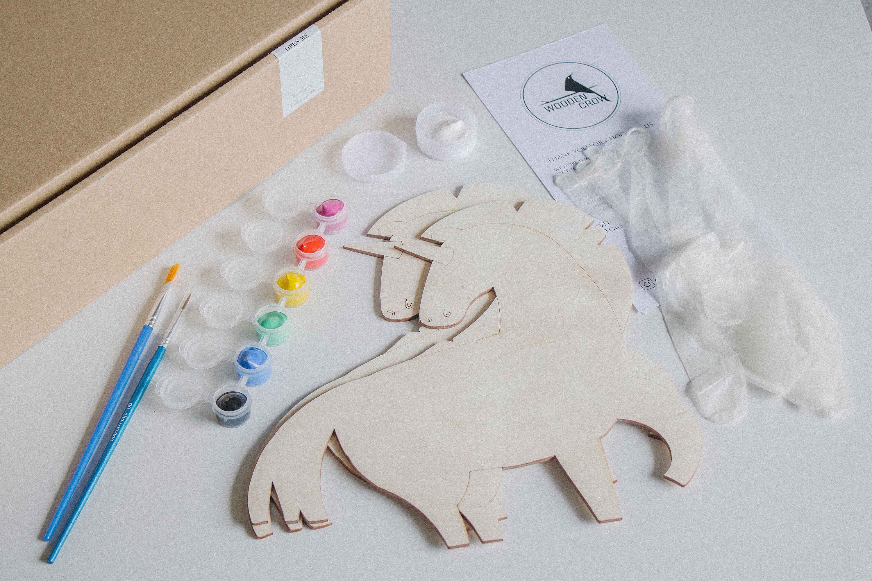 Unicorn Boy Coloring Kit. Unicorn Gift Idea. Diy Painting Set - Etsy