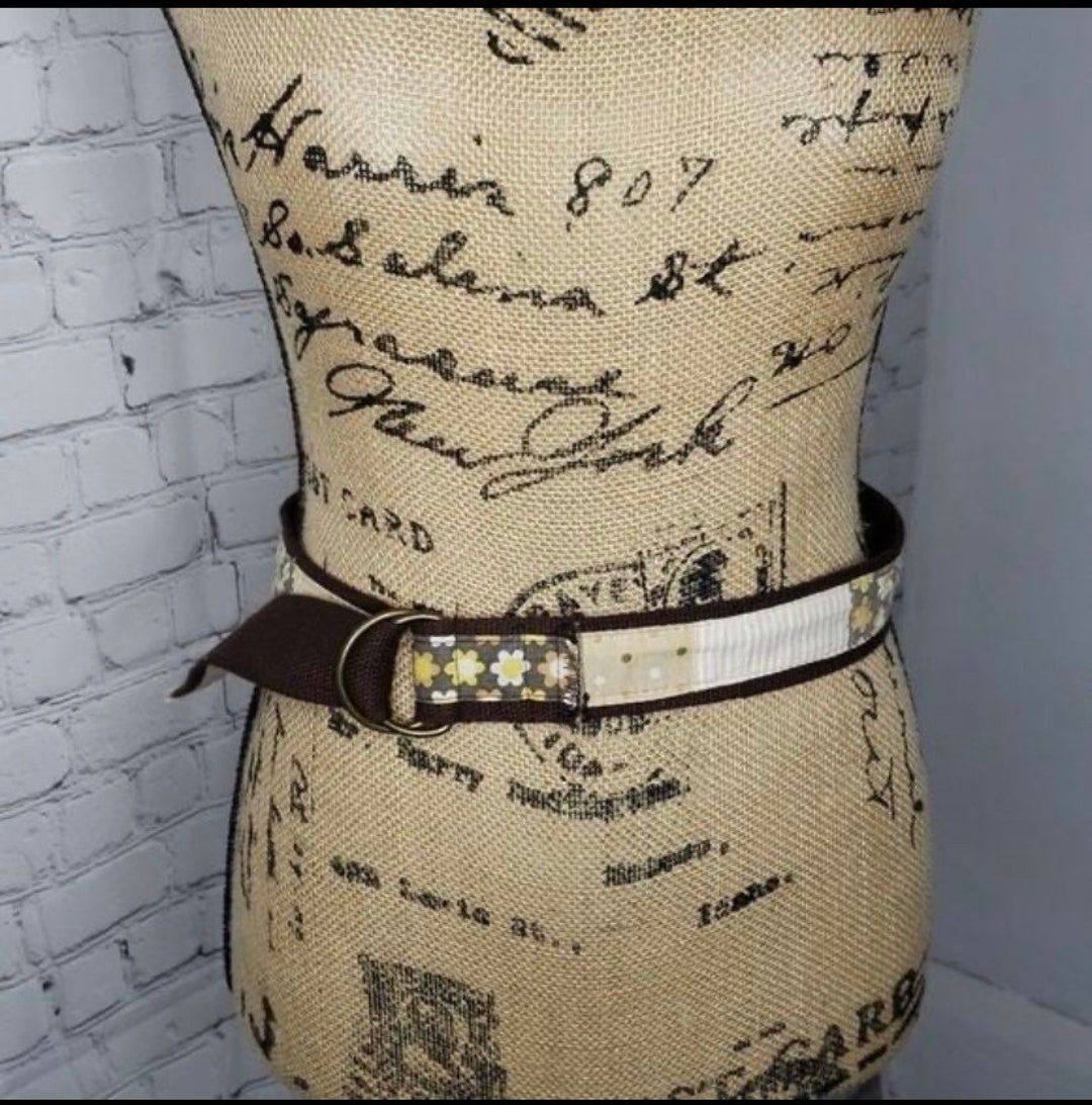 Rare 1960s/70s Super Retro Flower Power Patchwork Belt. - Etsy