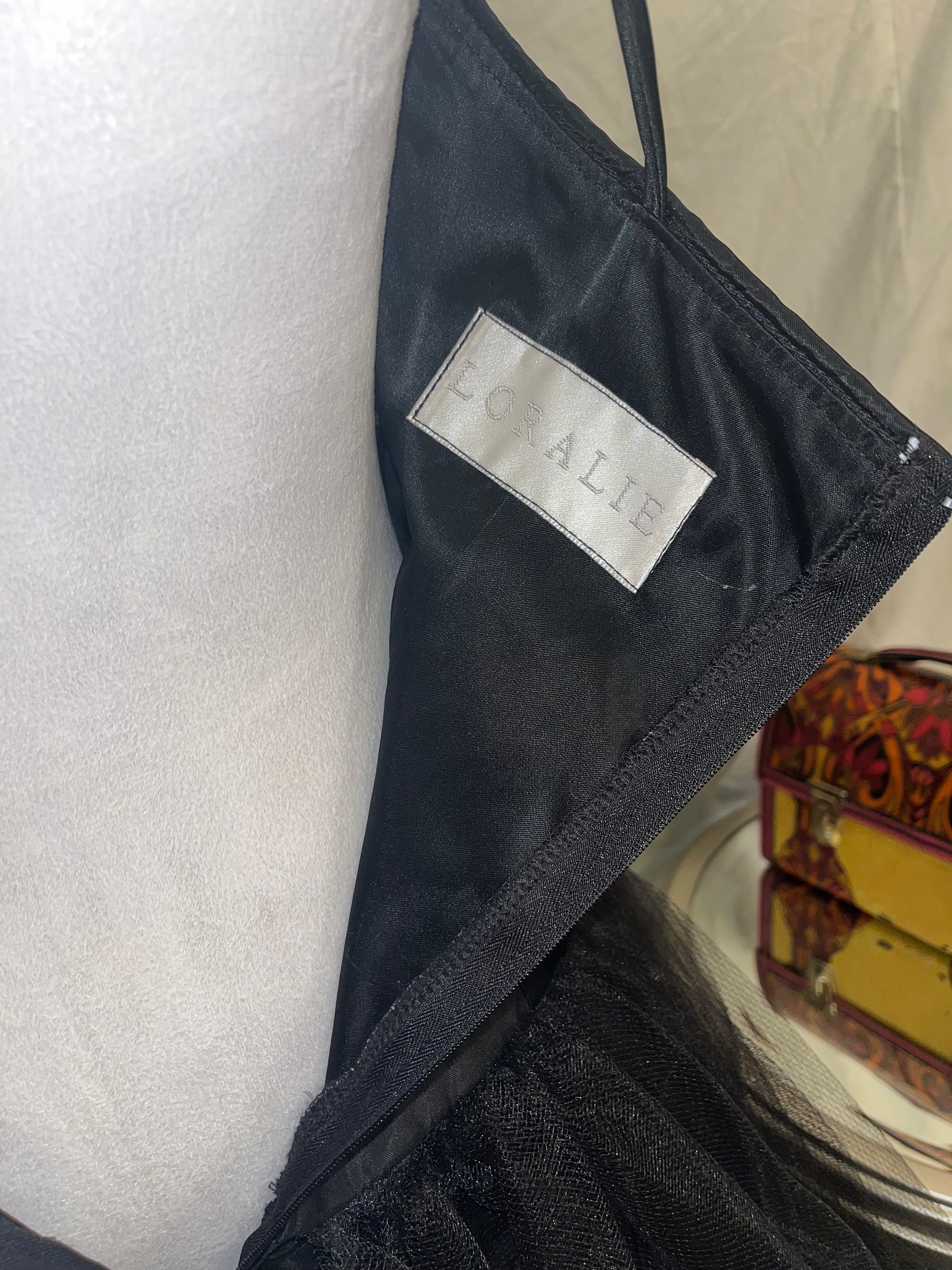 Gorgeous Vintage prob 90s Ballgown W/a Bit of Gothic Flare - Etsy