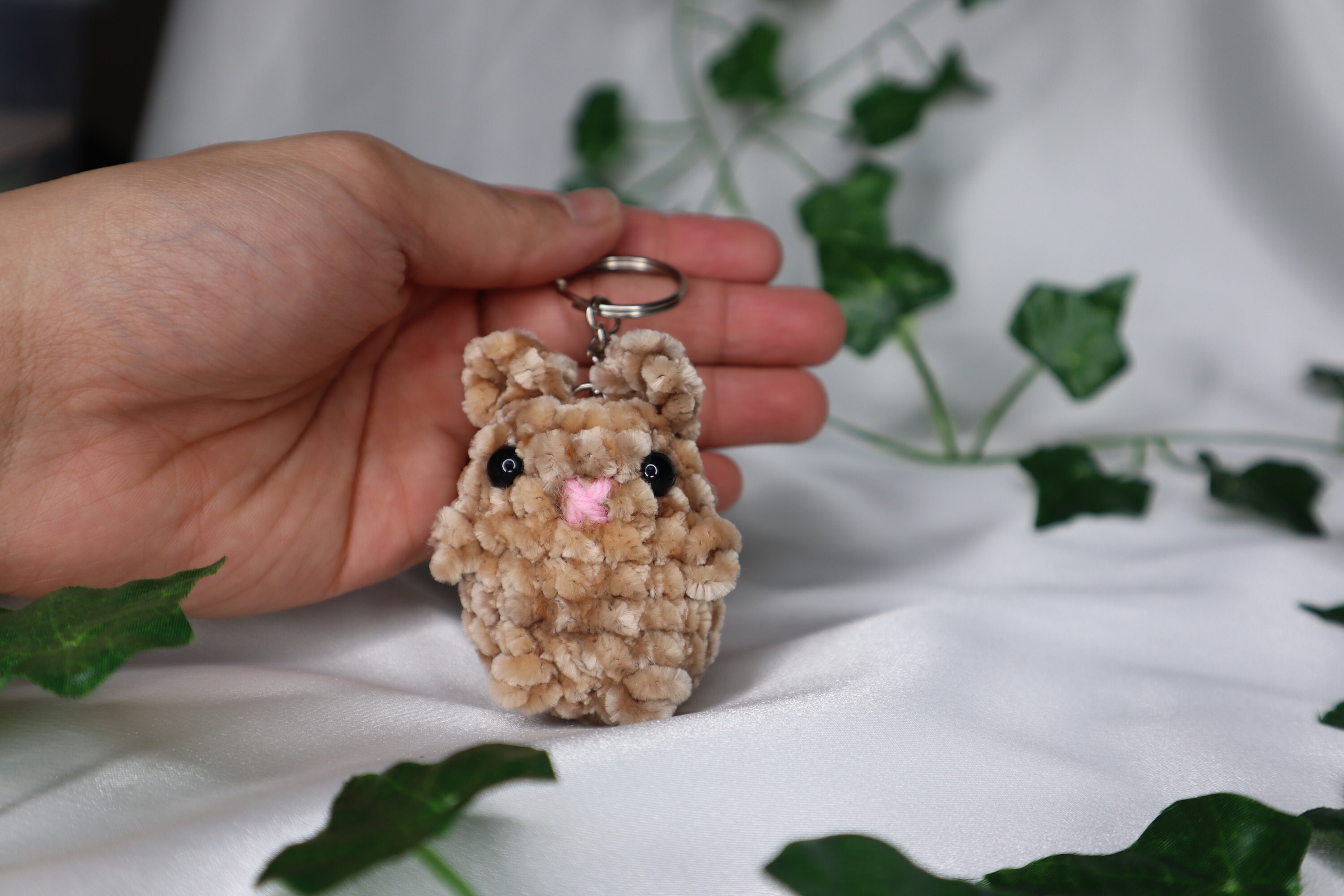 Bunny Keychain Mini Cute Rabbit Handmade Crochet - Etsy