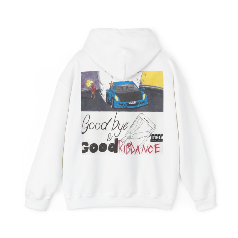 Juice WRLD 'goodbye and Good Riddance' Hoodie White - Etsy