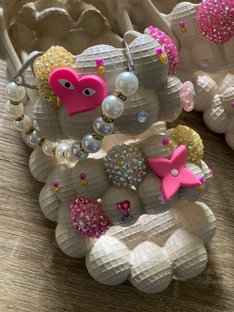 Women’s Bubble Clogs With Charms, Cute Charm Non Slip Shoes ...