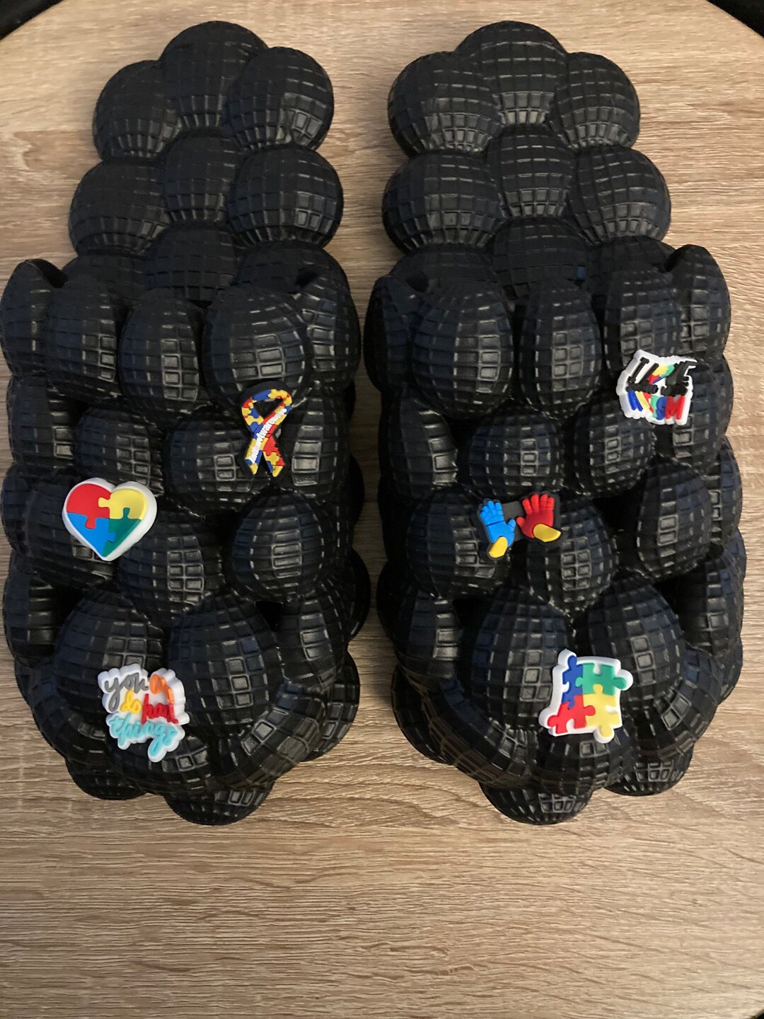 Women’s Bubble Clogs With Charms, Cute Charm Non Slip Shoes ...