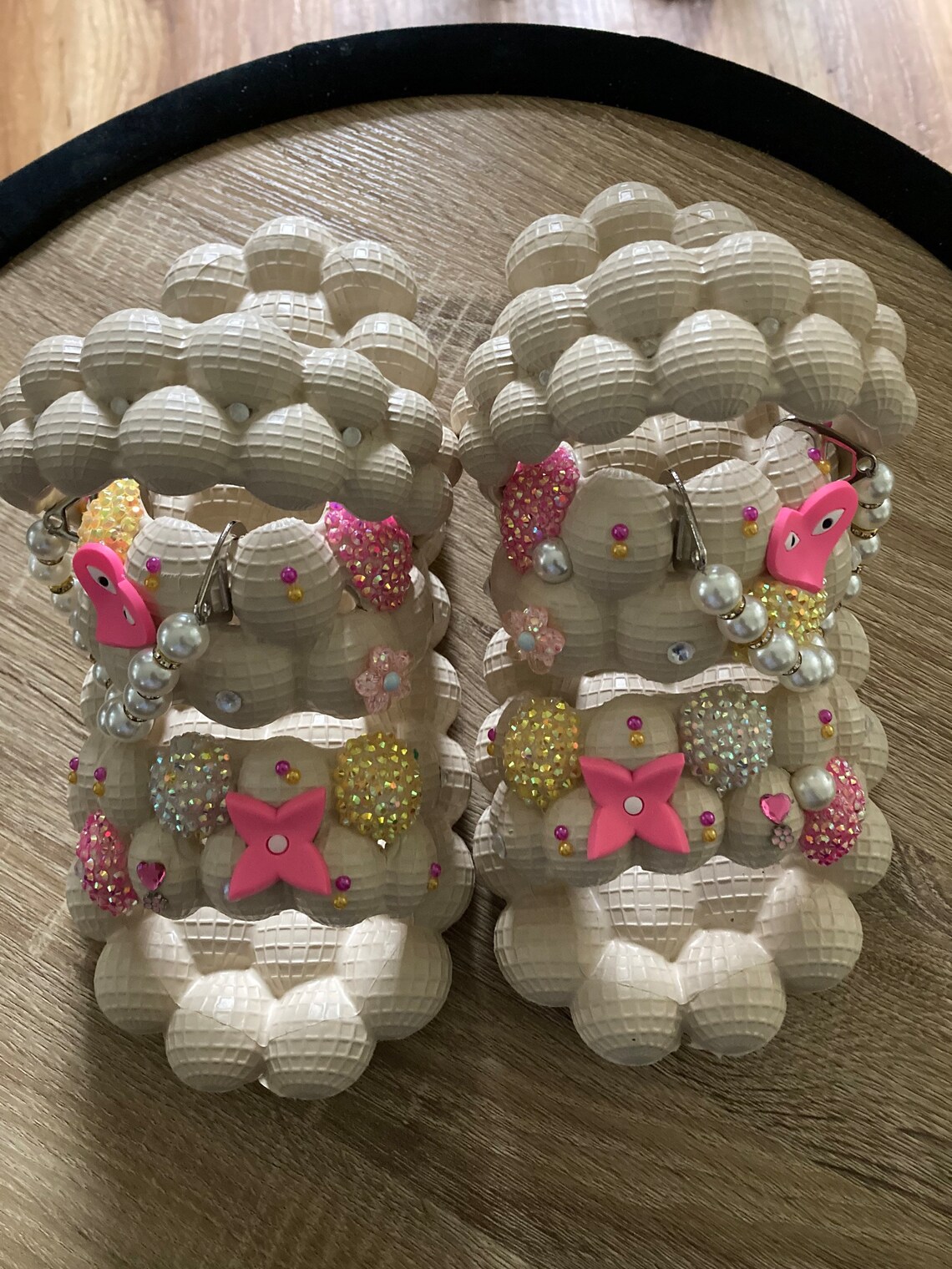 Women’s Bubble Clogs With Charms, Cute Charm Non Slip Shoes ...