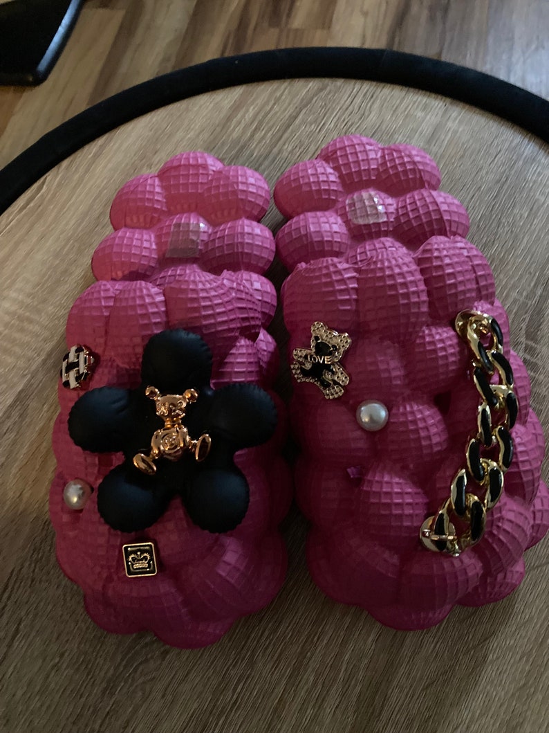 Womens Bubble Clogs With Charms Cute Charm Non Slip Shoes - Etsy