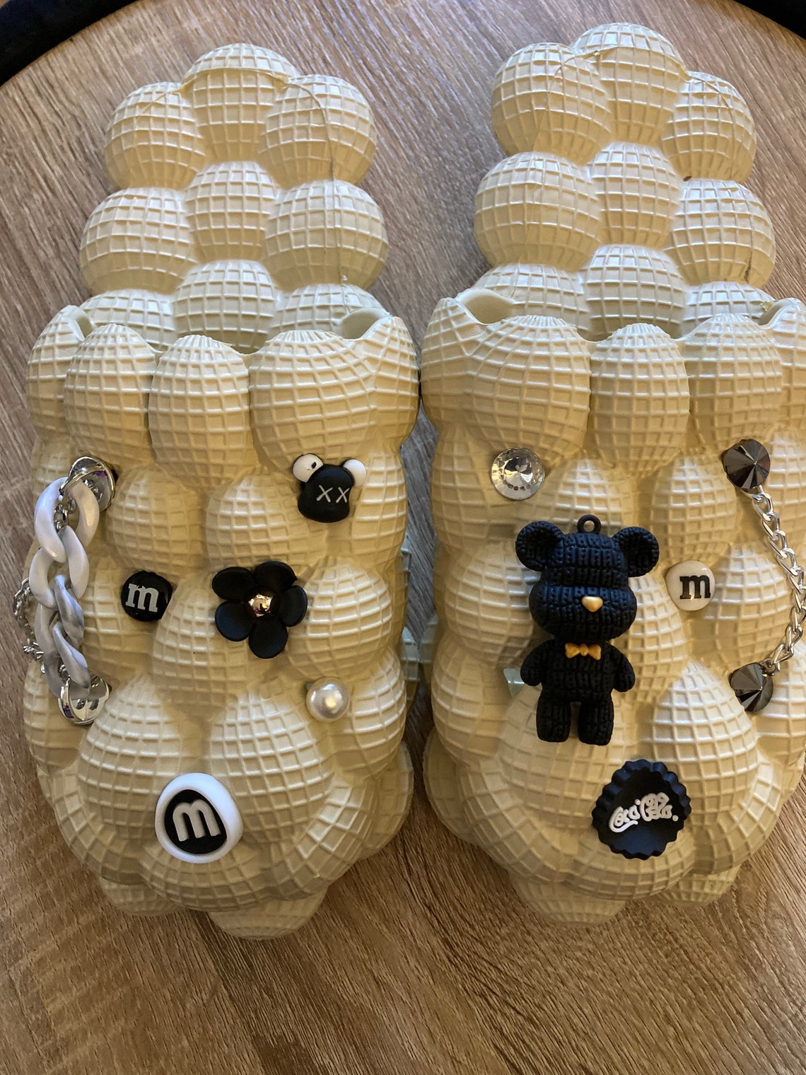 Women’s Bubble Clogs With Charms, Cute Charm Non Slip Shoes ...