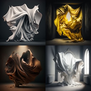 Flowing Silk Fabric Digital Backdrop Overlays, Elegant Maternity ...