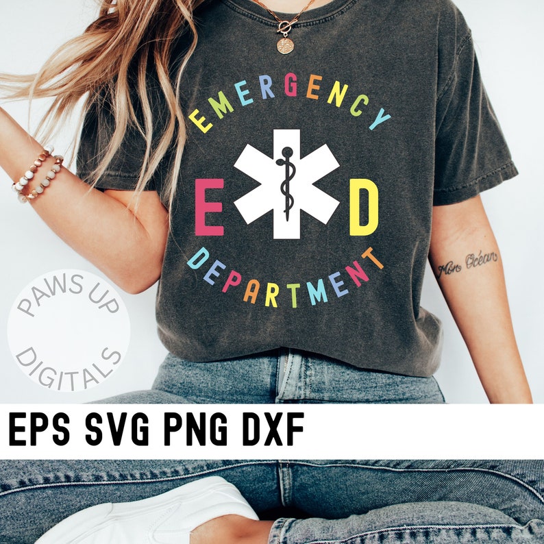 Emergency Department Nurse PNG SVG Emergency Nurse Png ER - Etsy