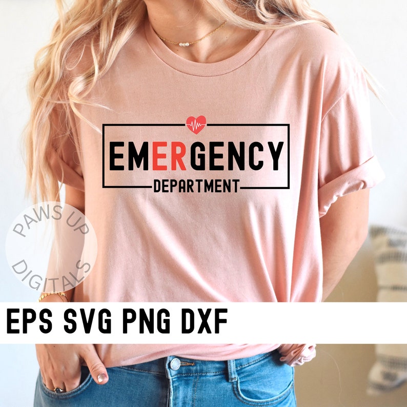 Emergency Department Nurse PNG SVG Emergency Nurse Png ER - Etsy