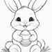 Easter Bunny Coloring Pages - Cute Printable Rabbit Designs for Kids ...
