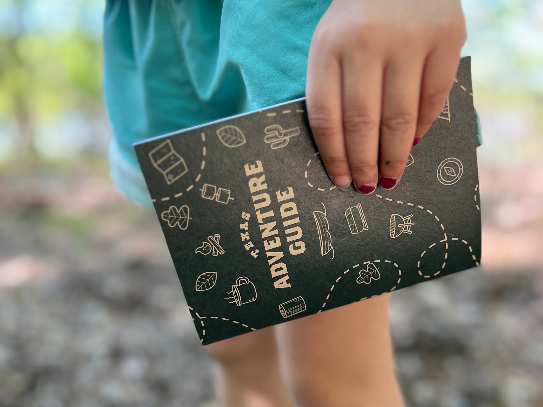 Texas Adventure Guide Notebook: Kids Camping Activities, Outdoor Log ...