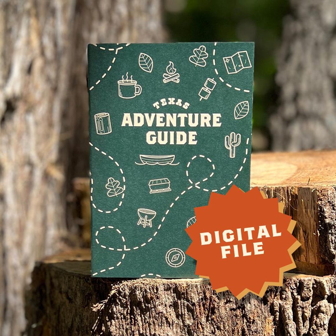 Texas Camping Adventure Guide: Kids Outdoor Activity Book (digital ...