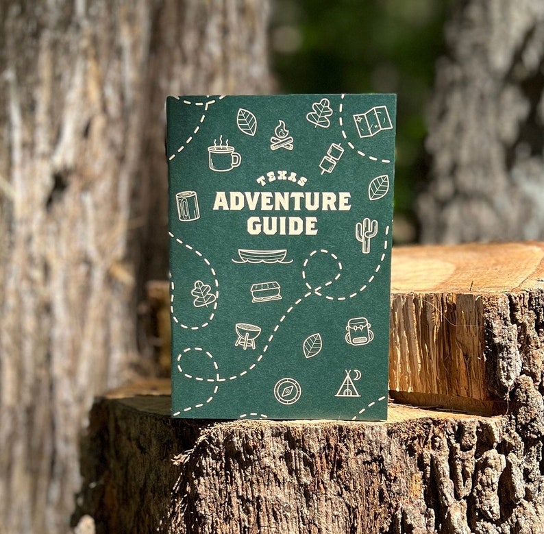 Texas Adventure Guide Notebook: Kids Camping Activities, Outdoor Log ...