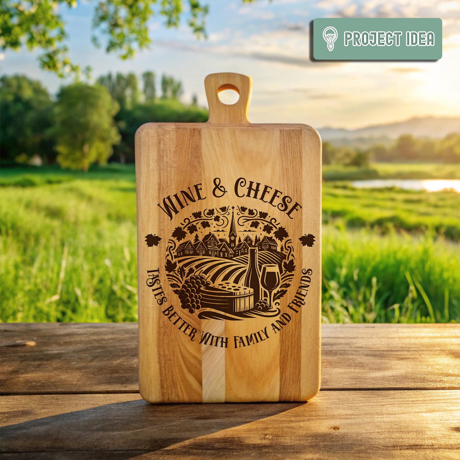 Wine and Cheese Svg, Charcuterie Board Svg, Cutting Board Svg, Recipe Cutting Board, Gift Home ...