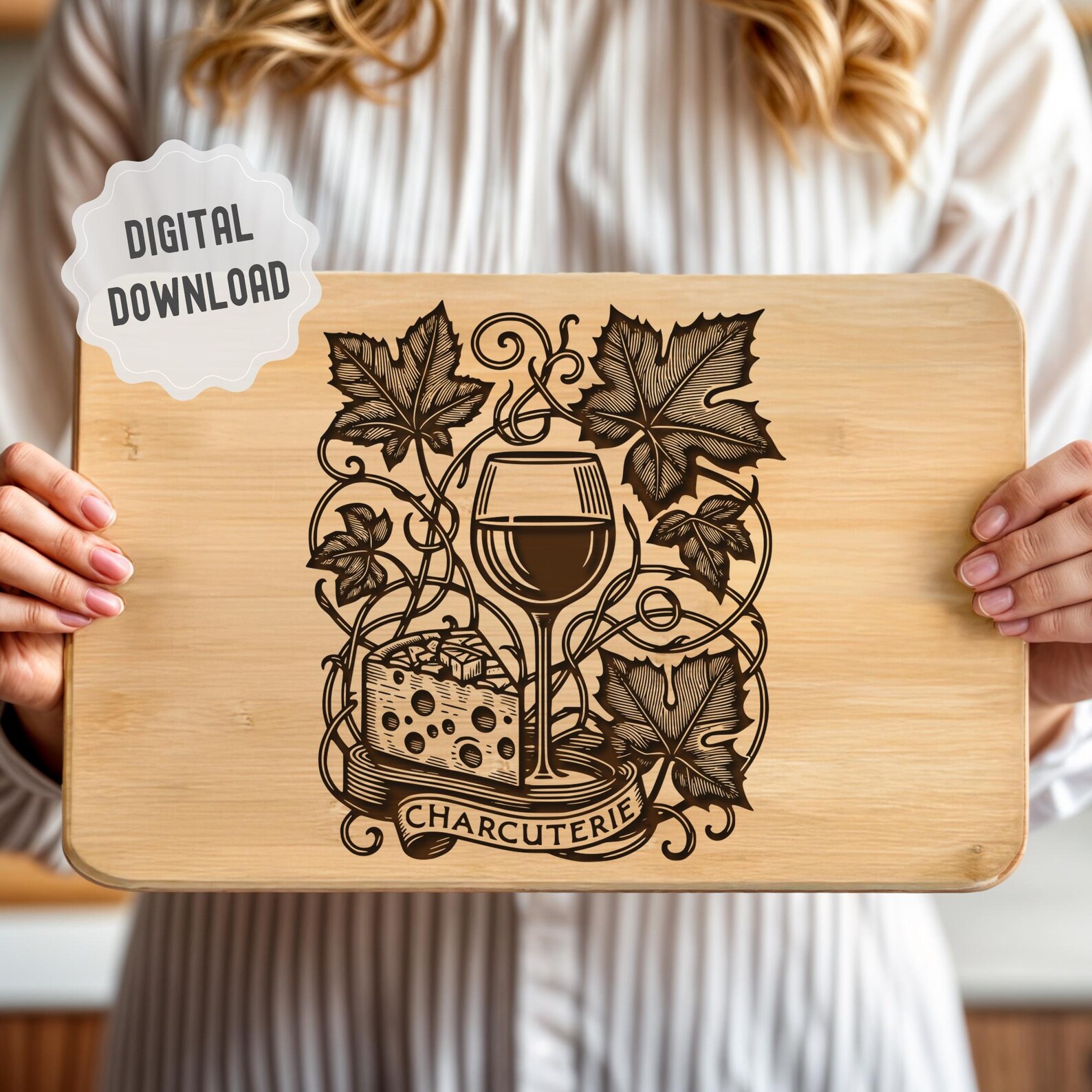 Charcuterie SVG, Wine and Cheese SVG, Cutting Board Svg, Cheese Board Svg, Farmhouse Decor ...