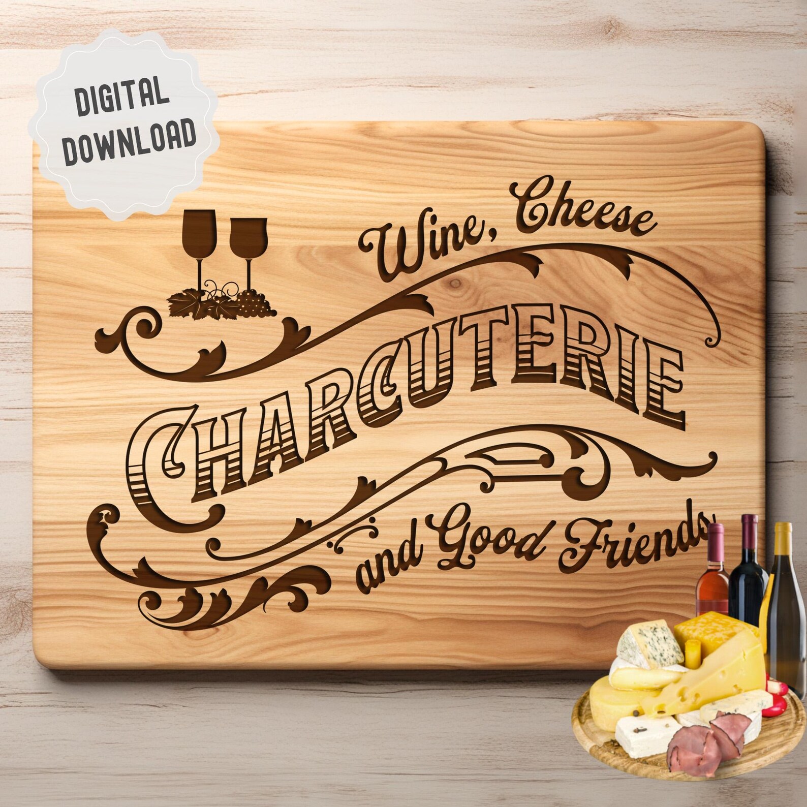 Charcuterie Cutting Board Svg, Adult Lunchable, Grazing Board Svg ...
