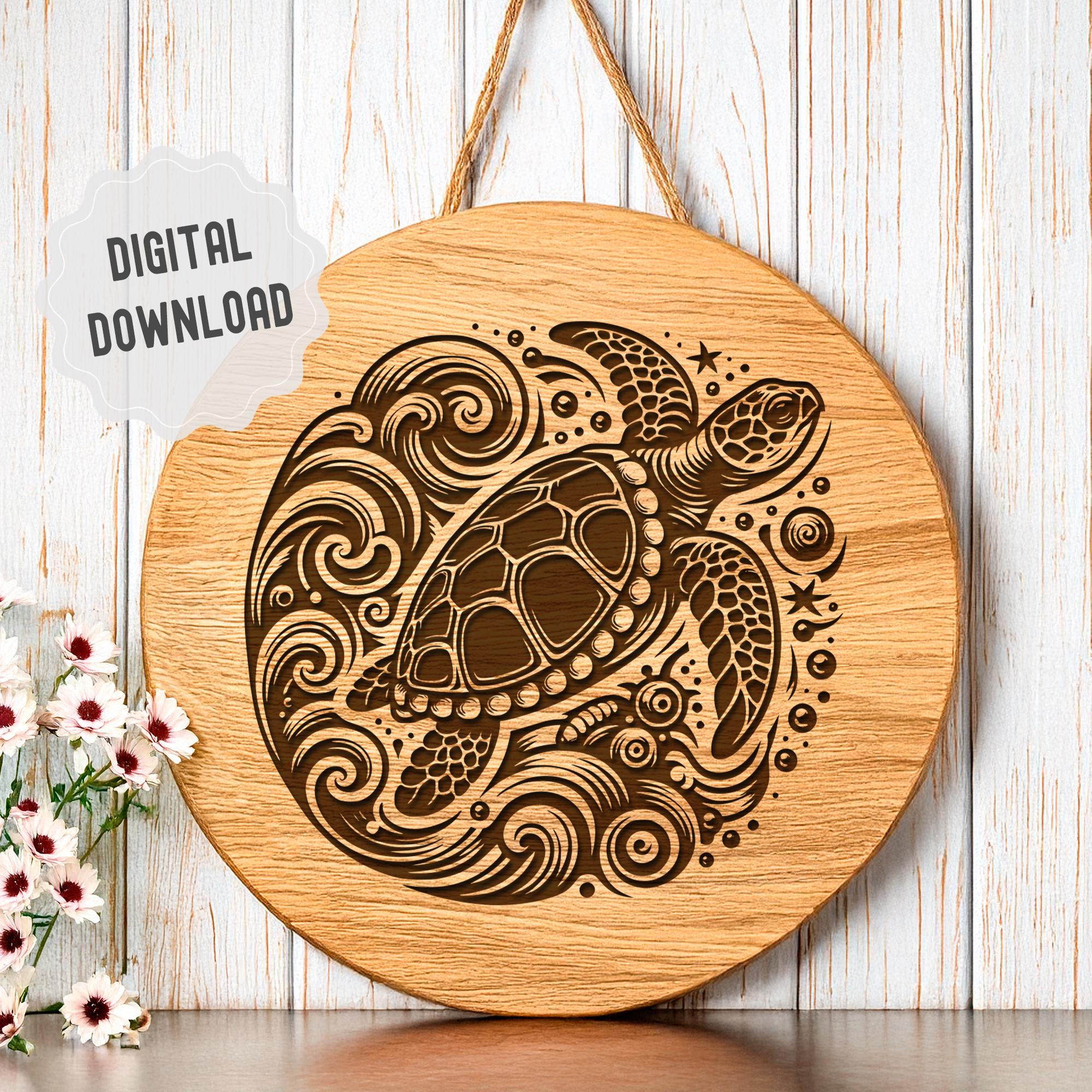 Sea Turtle Svg, Cutting Board Svg, Charcuterie Board Svg, Sea Animal ...