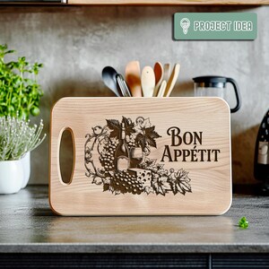 Bon Appétit Svg, Charcuterie Board Svg, Cutting Board Svg Files, Wine ...
