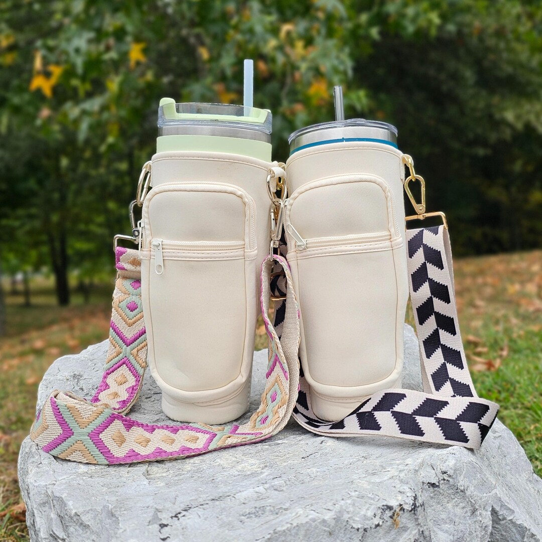 Travel Holder 40oz Stanley Tumbler Pouch Personalized Gift Idea Stanley ...