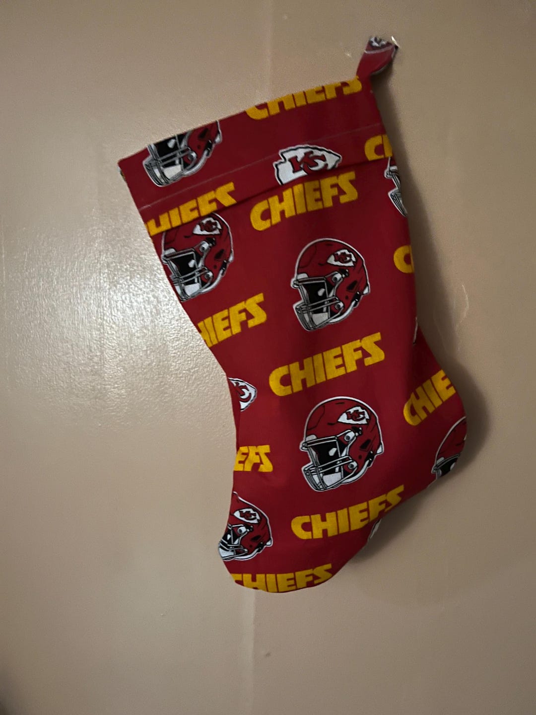 Christmas Stocking Kansas City Chiefs - Etsy